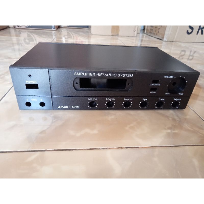 Jual BOX AMPLIFIER AP-06 + USB (BONUS KNOP) | Shopee Indonesia
