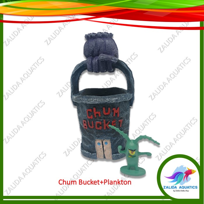 Jual PAKET HIASAN AKUARIUM PAKET RUMAH SPONGEBOB SQUIDWARD KRUSTY KRAB ...
