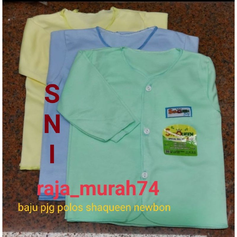 Jual 6 pcs baju panjang shaqueen polos SNI | Shopee Indonesia