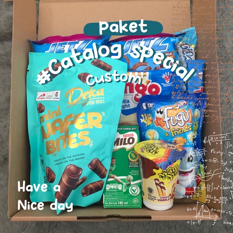 Jual Snack Box Biru Custom | Shopee Indonesia