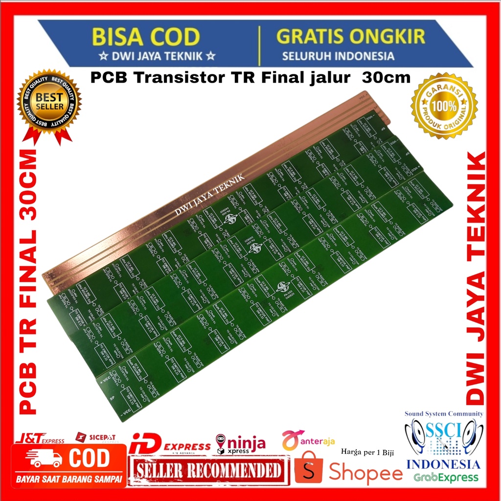 Jual PCB Transistor TR Final/ jalur 30cm | Shopee Indonesia