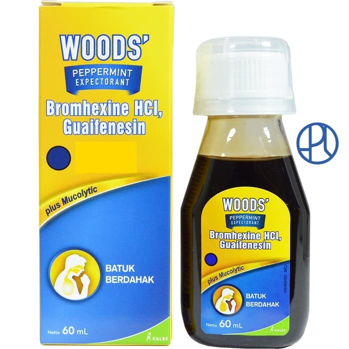 Jual Woods Peppermint Expectorant 60ml Plus Mucolytic / Obat Batuk ...