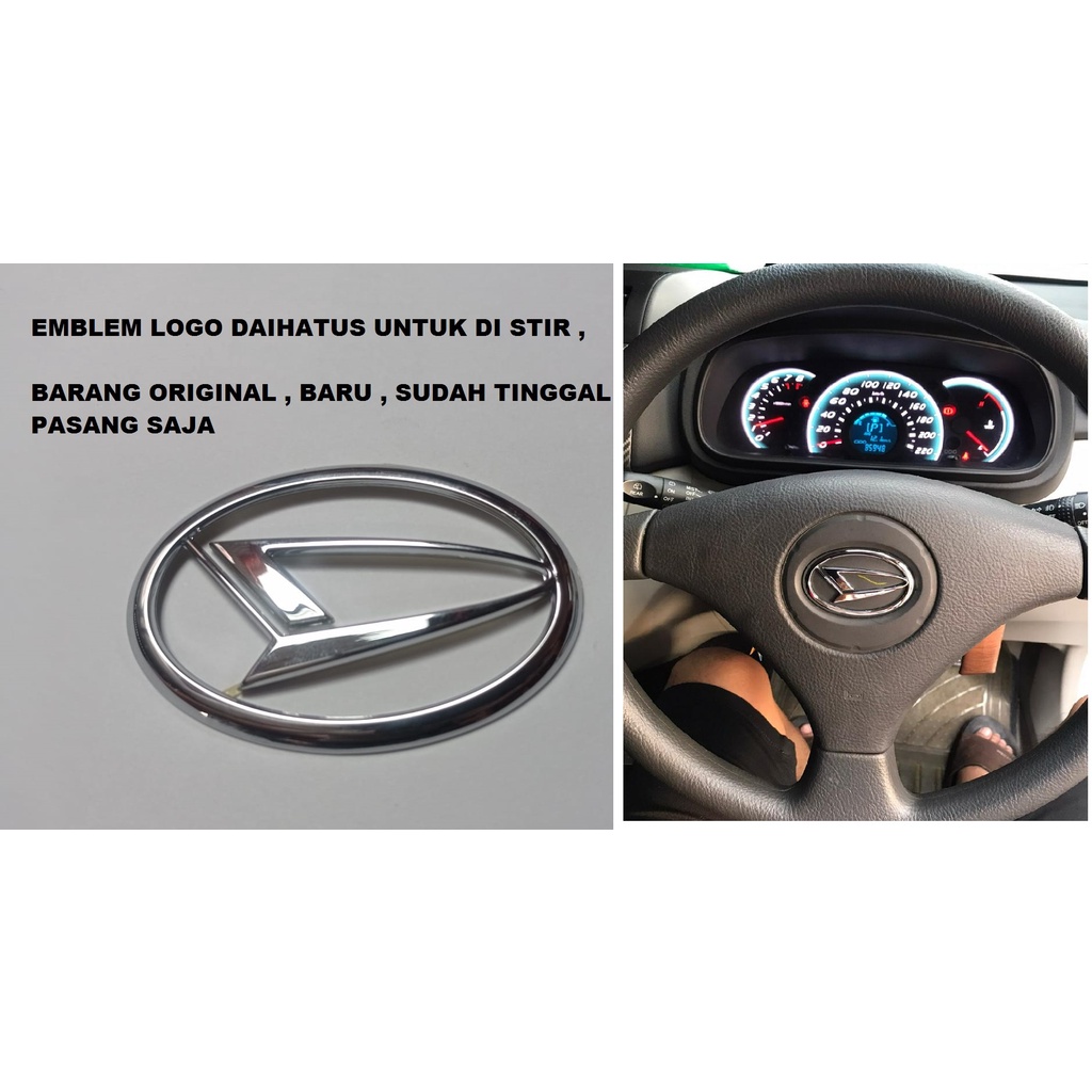 Jual LOGO EMBLEM DAIHATSU UNTUK DI STIR EMBLEM DAIHATSU ORIGINAL ...