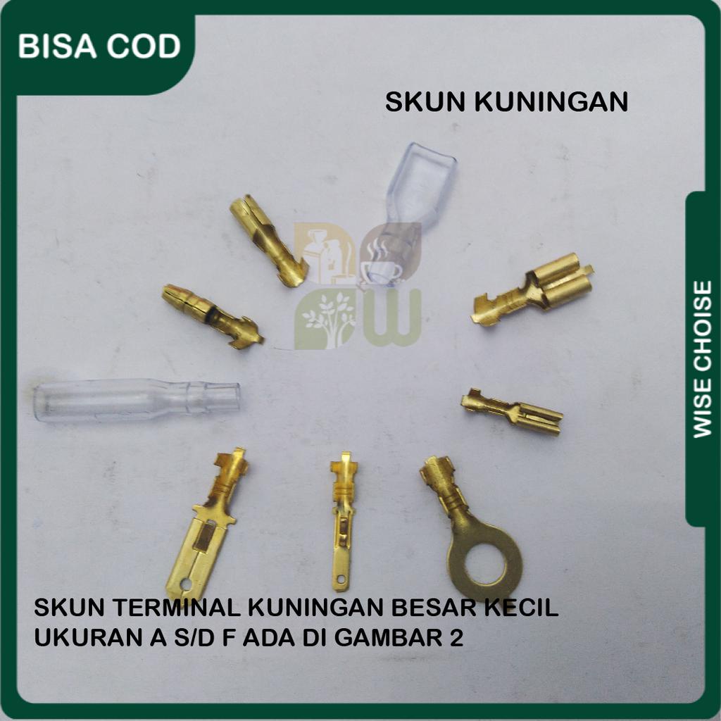 Jual Skun Terminal Kuningan Besar Kecil Kondom Isolator Socket Soket ...