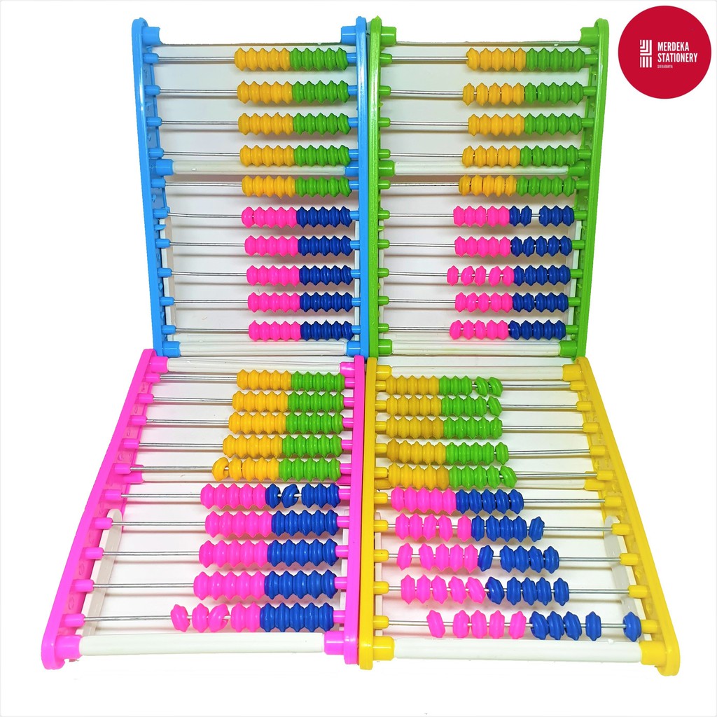 Jual Simpoa/Sempoa/Sipoa/Mainan Berhitung Anak-anak + penyangga Moshi ...