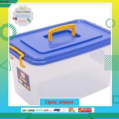 Jual Box Container Shinpo CB 25 - Biru | Shopee Indonesia
