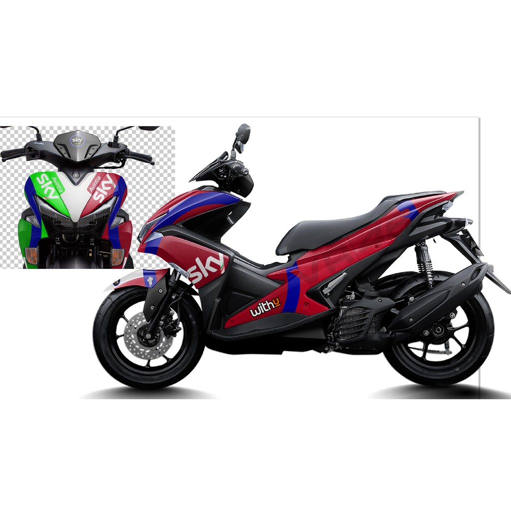Jual DECAL YAMAHA AEROX RACING | Shopee Indonesia