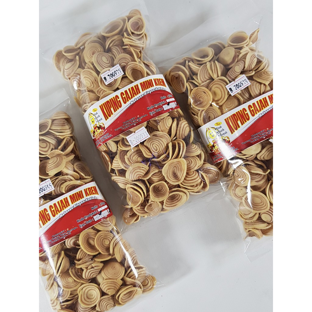 Jual Victory Snack - Camilan Kuping Gajah Mini Krem murah isi 200 gr ...