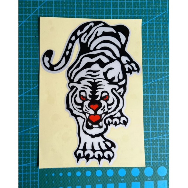 Jual STICKER MACAN HARIMAU CUTTING STIKER 20 x 10 cm | Shopee Indonesia