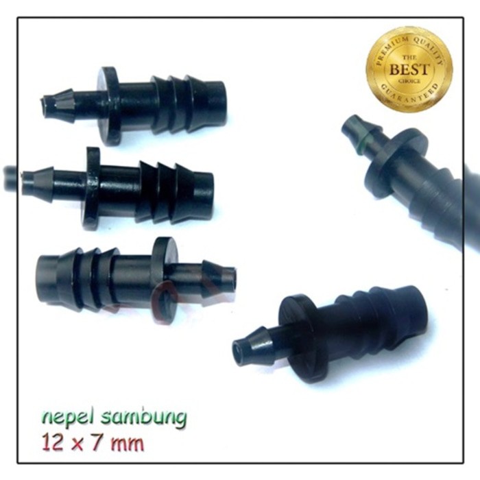 Jual Nepple Nipel Nepel Sambung 12mm Ke 7mm Hidroponik Selang 12 Mm Ke ...