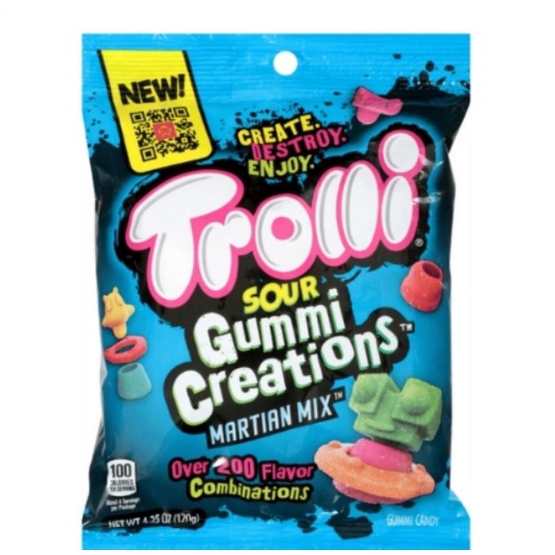 Jual Trolli Sour Gummi Creations Martian Mix Gummy Candy | Shopee Indonesia