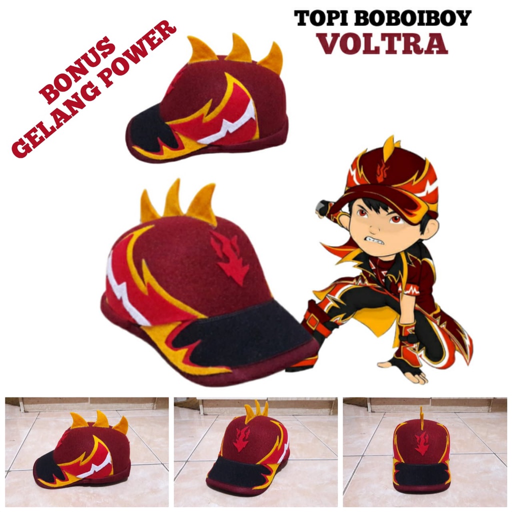 Jual TOPI BOBOIBOY VOLTRA KEREN BONUS GELAN BISA COD GRATIS ONGKIR BISA ...