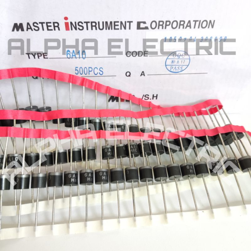 Jual DIODA 6A MIC 6A10 ORIGINAL RENTENG / DIODE 6 AMPERE/ DIODA 6A MIC ...