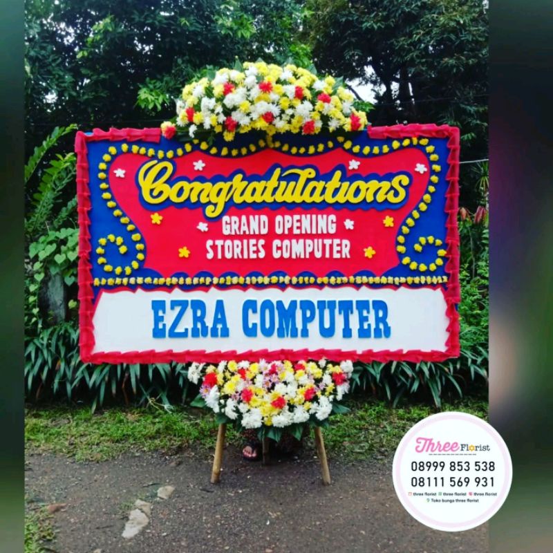 Jual bunga papan ucapan grand opening / bunga papan ucapan selamat ...