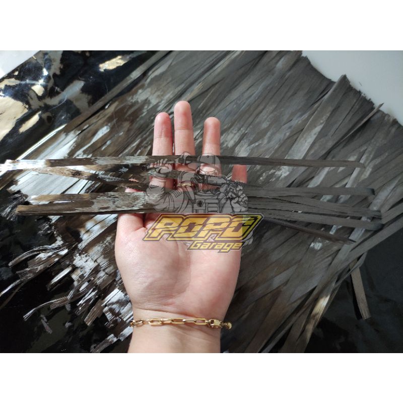 Jual SERAT CARBON PANJANG 12K / CARBON CHOPPED 12k 27cm / KARBON FORGED ...
