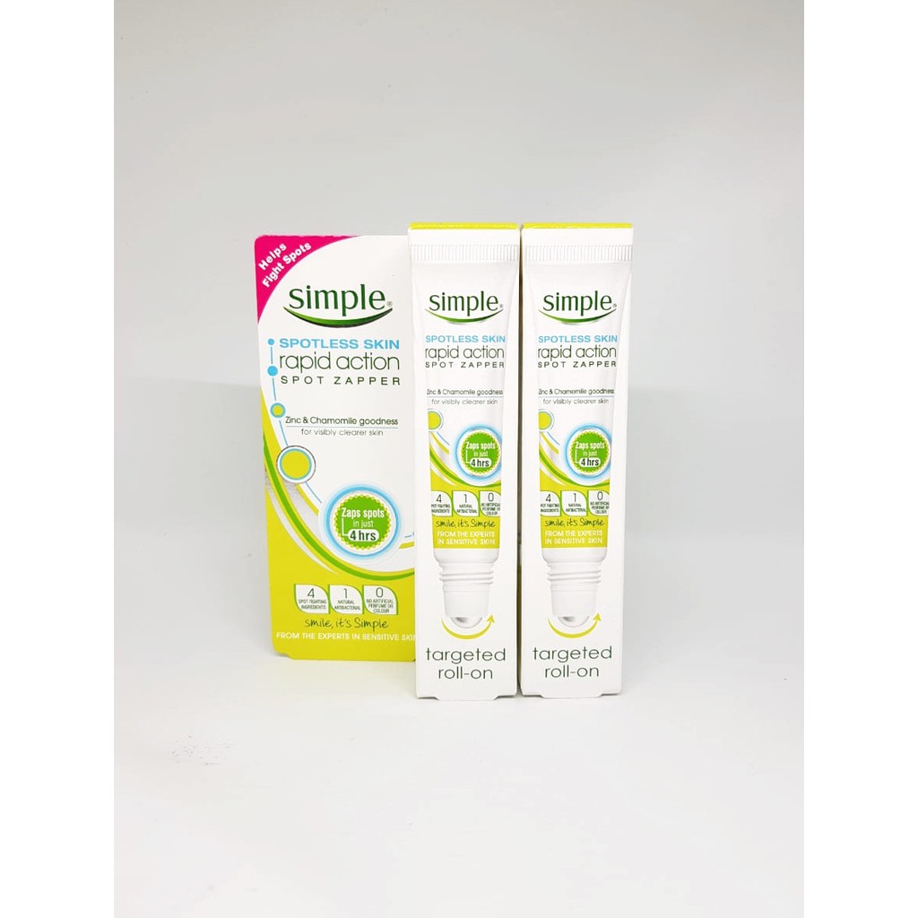 Jual Simple Spotless Skin Rapid Action Spot Zapper | Shopee Indonesia