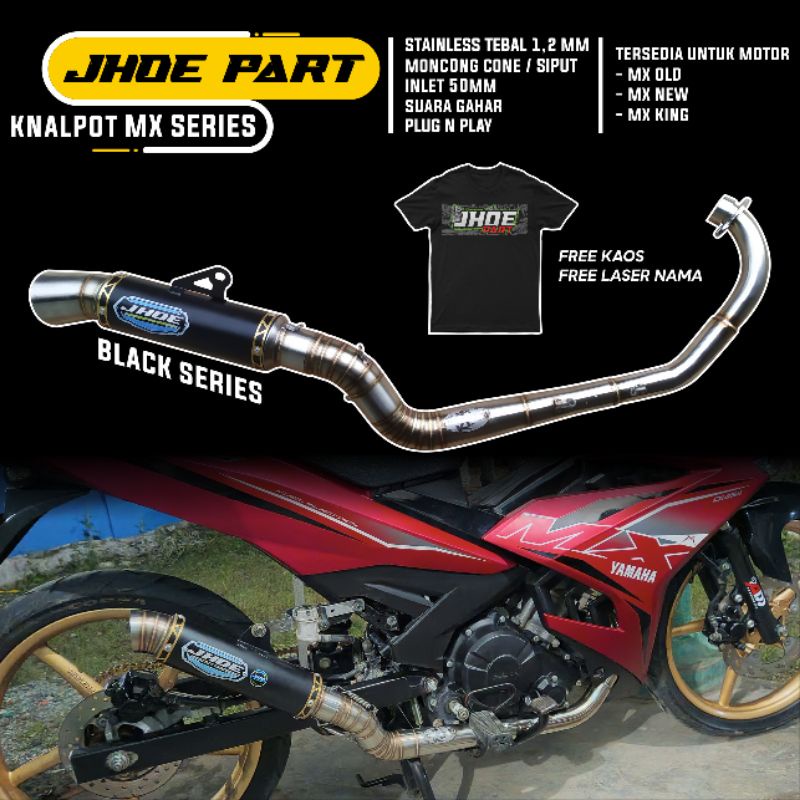 Jual Original 100% Jhoe Exhaust Yamaha Y15ZR LC135 LC150 Exciter ...