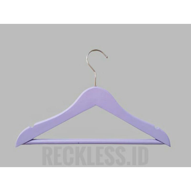 Jual HANGER ANAK KAYU UNGU PALANG | Shopee Indonesia