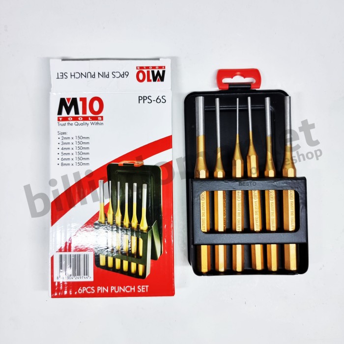 Jual M10 Pin Punch Set 6PCS High Quality | Shopee Indonesia
