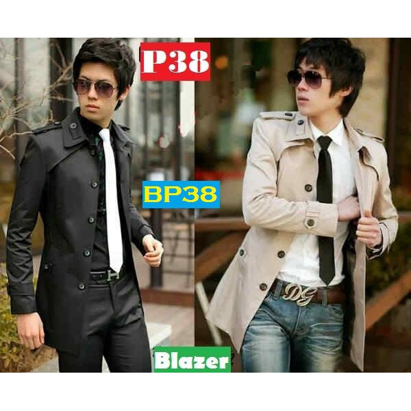 Jual P38 Jas Coat Pria Korea Keren Gagah, Tailor Pengalaman SIZE ...