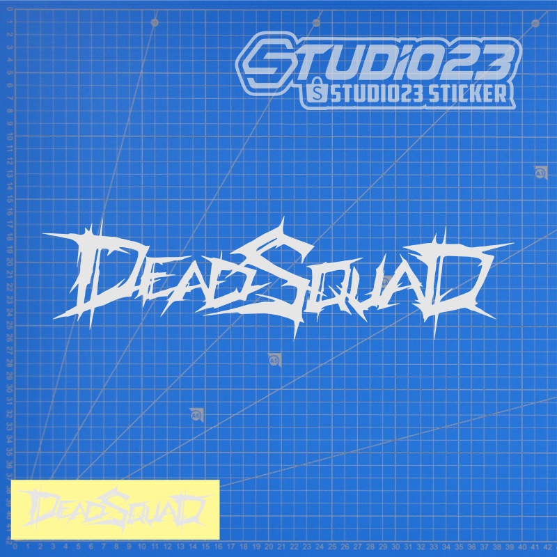 Jual Stiker DEADSQUAD, Cutting sticker Dead Squad Hologram | Shopee ...