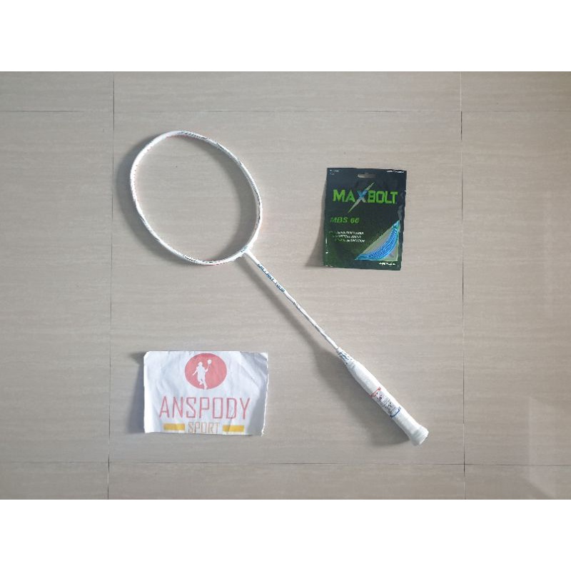 Jual RAKET BADMINTON MAXBOLT GALLANT TOUR WHITE 43LBS | Shopee Indonesia