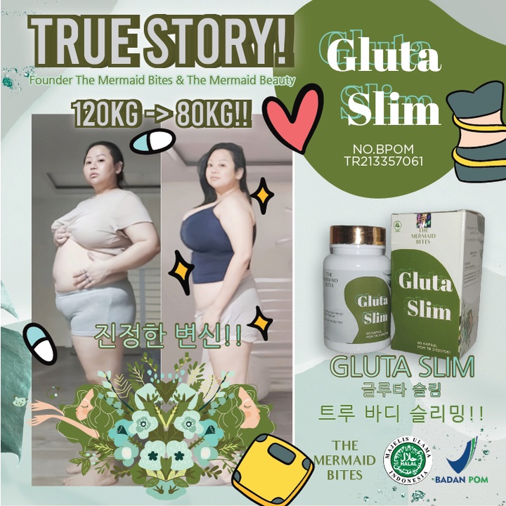 Jual Gluta Slim 60 Capsule | Obat Diet Jamu Diet Herbal | Shopee Indonesia