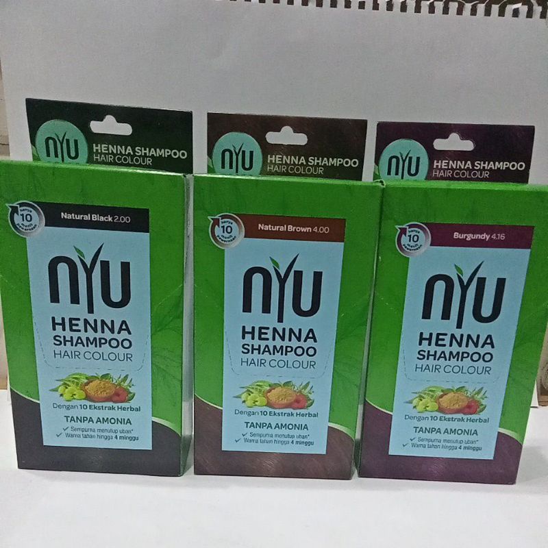 Jual Nyu Henna Shampoo 20 ml | Shopee Indonesia
