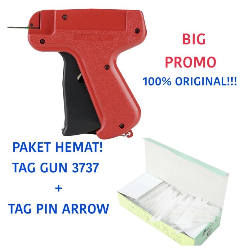 Jual PAKET HEMAT - Tagging Gun - Alat Tembak Pasang Label / Hangtag ...