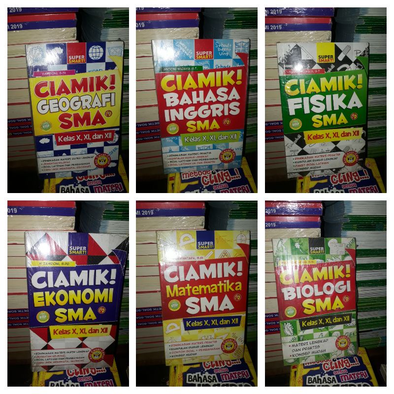 Jual Ciamik Sosiologi, Kimia, Geografi, Ekonomi, Bahasa Inggris, Matematika, Fisika, Biologi SMA ...