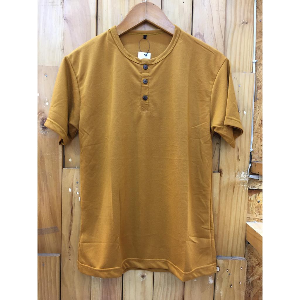 Jual kaos kancing tangan pendek/kaos polos kancing tangan pendek ...