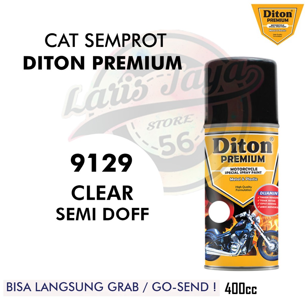 Jual Diton Premium CLEAR SEMI DOFF 9129 - Cat Semprot 400cc CEPAT ...