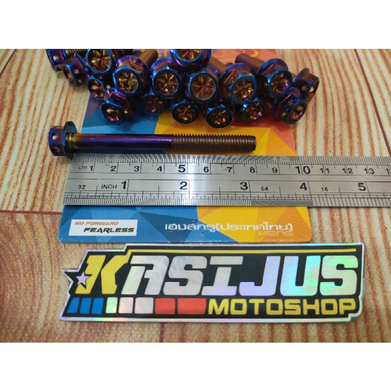 Jual baut probolt 10x80 blue m10x80 baut drat 14 panjang 8 cm biru ...