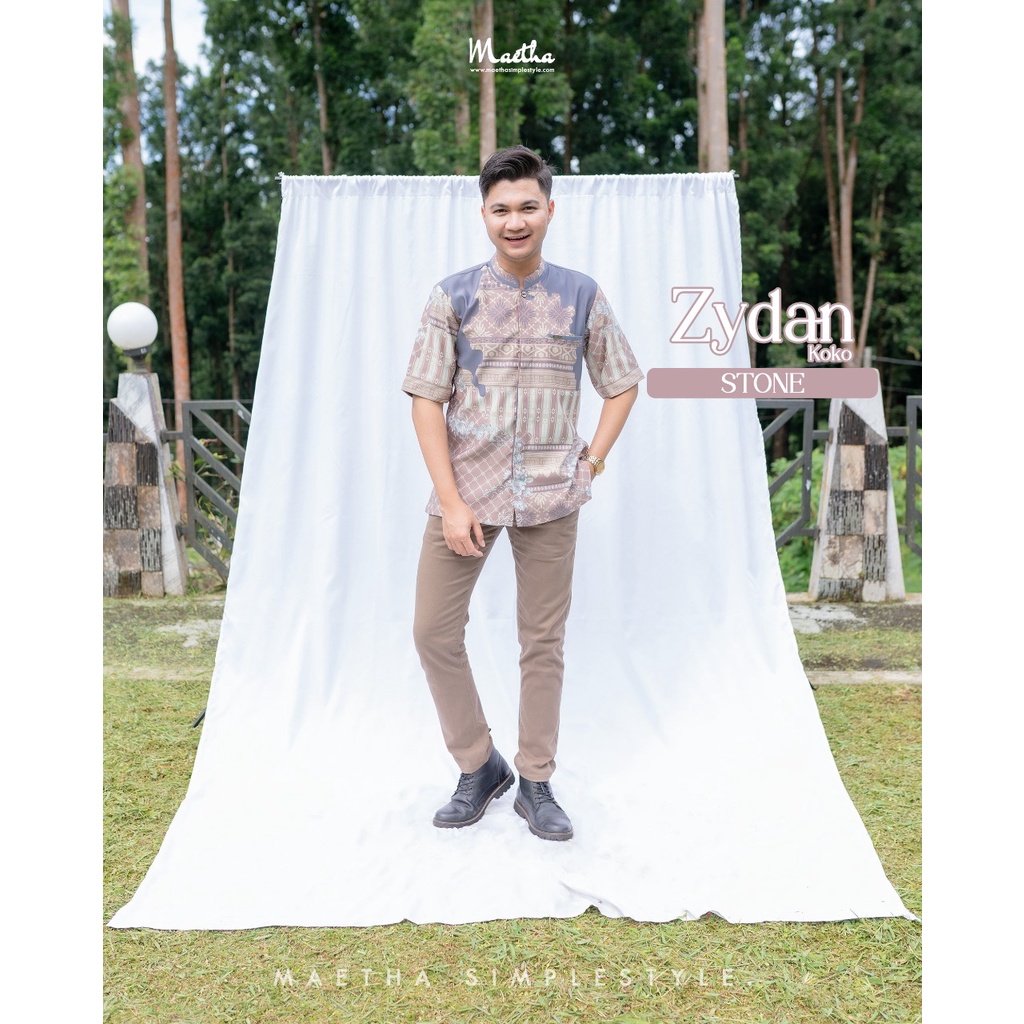 Jual Maetha - Baju Koko Muslim Lengan Pendek Zydan Series | Shopee ...