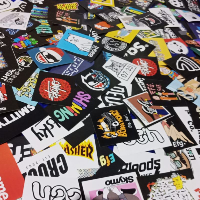 Jual PO STIKER CUSTOM VINYL/BONTAK ISI 30-60PCS | Shopee Indonesia