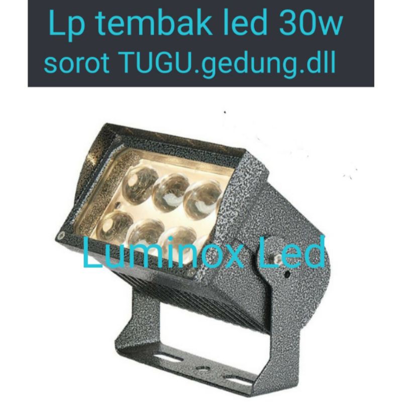 Jual lampu tembak gedung LOGO TUGU led 30w 30watt sorot taman outdoor 30 watt sorot pohon 30 w ...