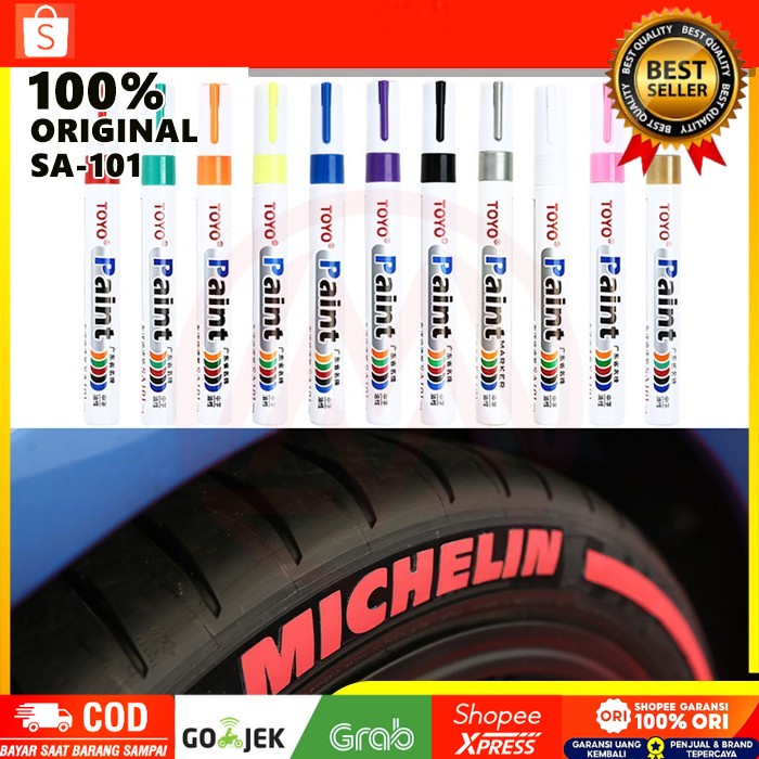 Jual SPIDOL BAN TOYO ORIGINAL SA-101 TOYO PAINT 8ML - COD ( BAYAR DI ...