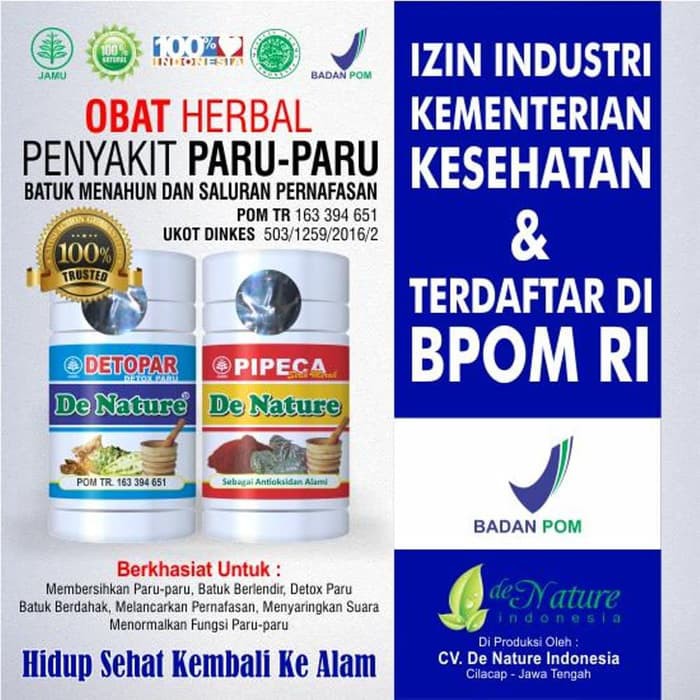 Jual Obat Paru Paru Herbal, Batuk Dan Saluran Pernafasan Asli Denature ...