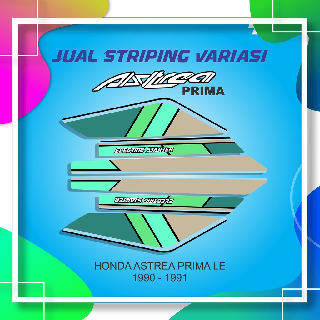 Jual Striping Astrea Prima Limited Edition 1990 - 1991 | Stiker set ...