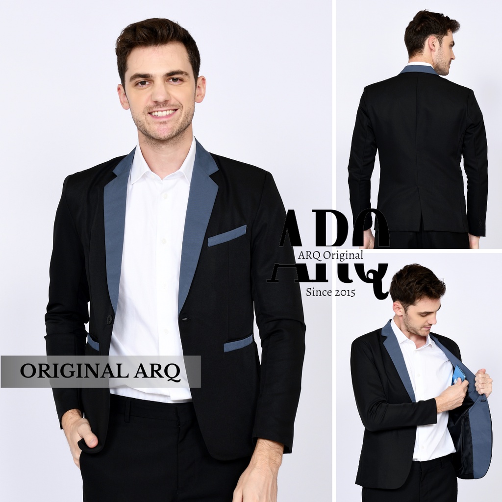 Jual TERBARU ! JAS BLAZER PRIA SLIMFIT FORMAL CASUAL BAHAN PREMIUM ...