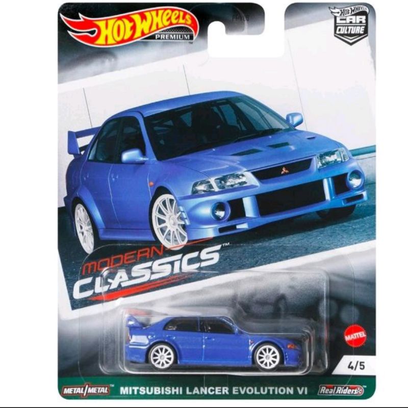 Jual Hot Wheels Mitsubishi Lancer Evolution VI Classic Modern Series ...