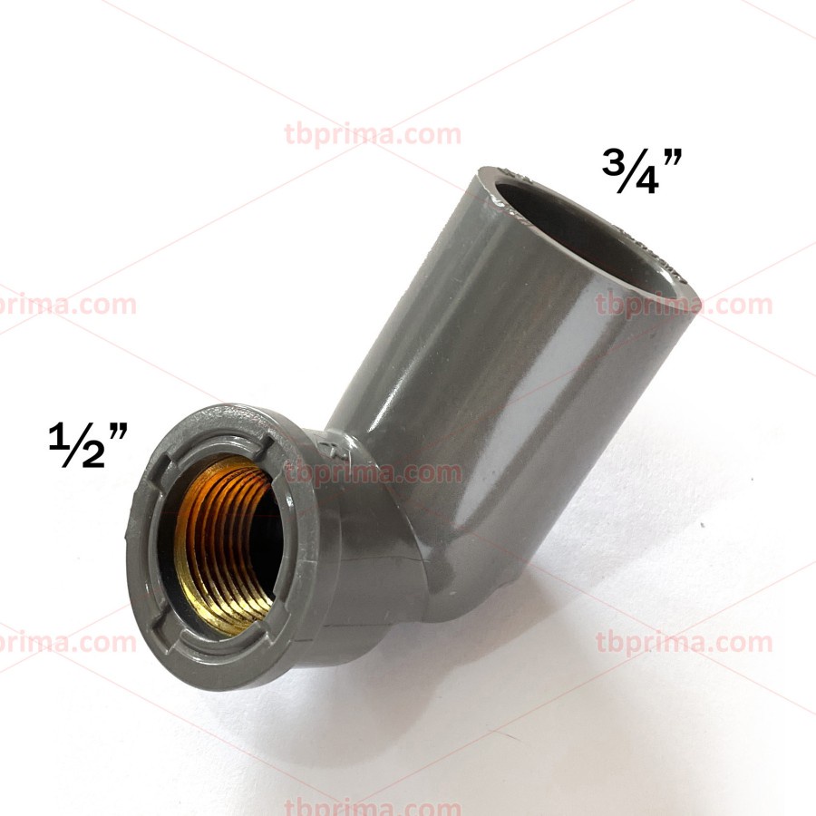 Jual Knee Drat Dalam Kuningan (KDD-MI) 1/2 x 3/4 " AW Rucika | Shopee Indonesia