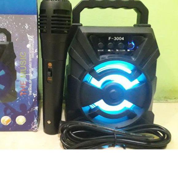 Jual Speaker Bluetooth Karaoke Xtm 5009 F 3004 Plus Mic Karaoke X Bass