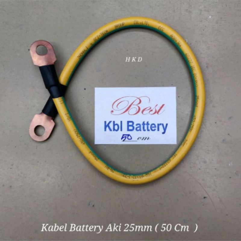 Jual Kabel Aki Mobil 25Mm 50Cm Kwalitas Premium Kabel Battery Baterai ...