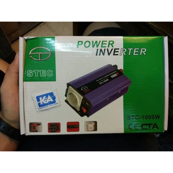 Jual power inverter STEC STC dc to ke ac 12v 12 v 1000w 1000 w watt stc ...