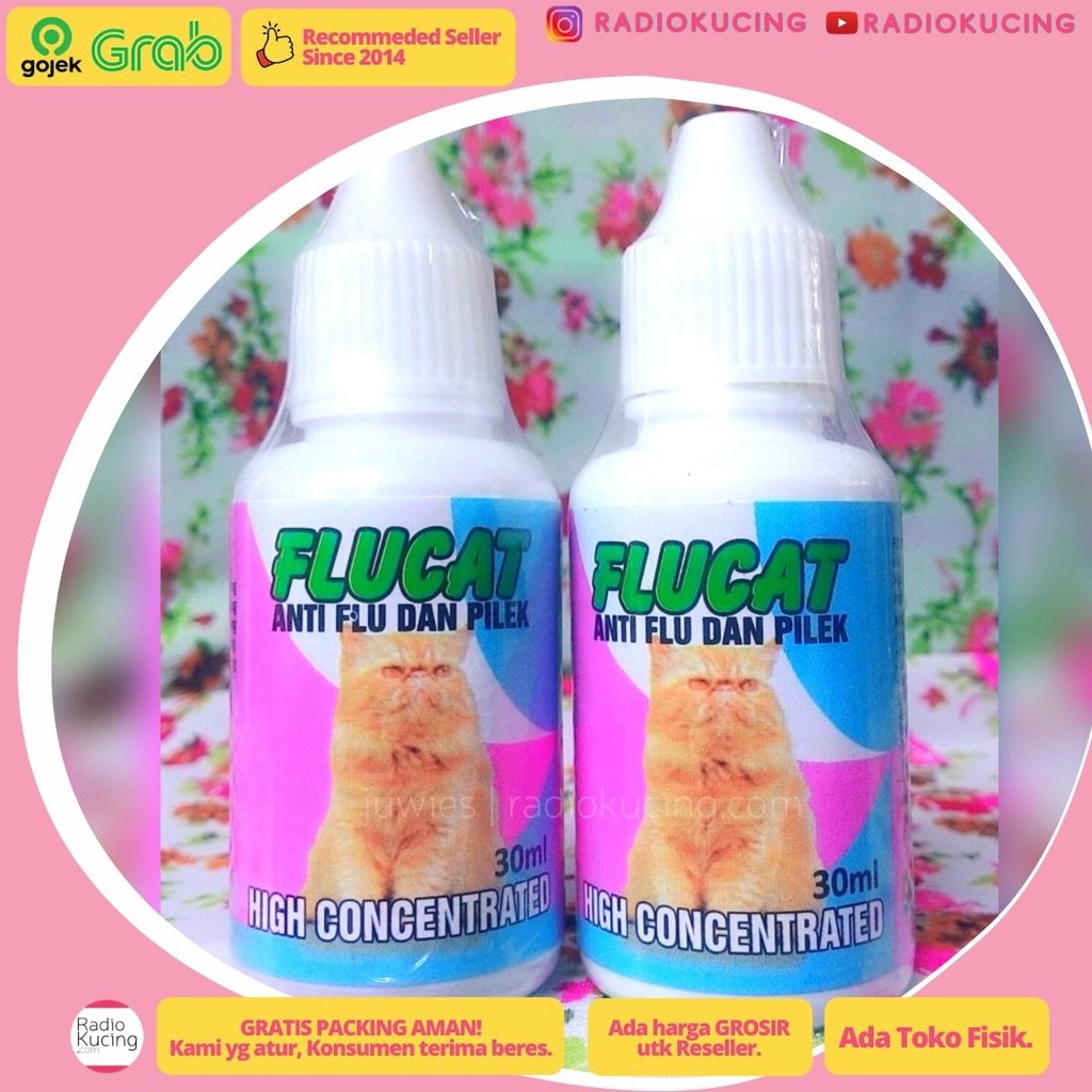 Jual FLU CAT 30 ml - Obat FluCat Batuk Pilek Kucing Otsuda Japan ...