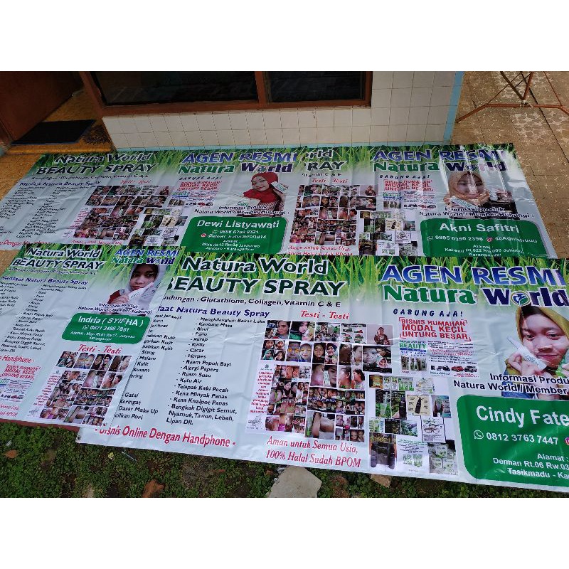 Jual Spanduk / MMT Natura World Ukuran 2x1 Meter | Shopee Indonesia