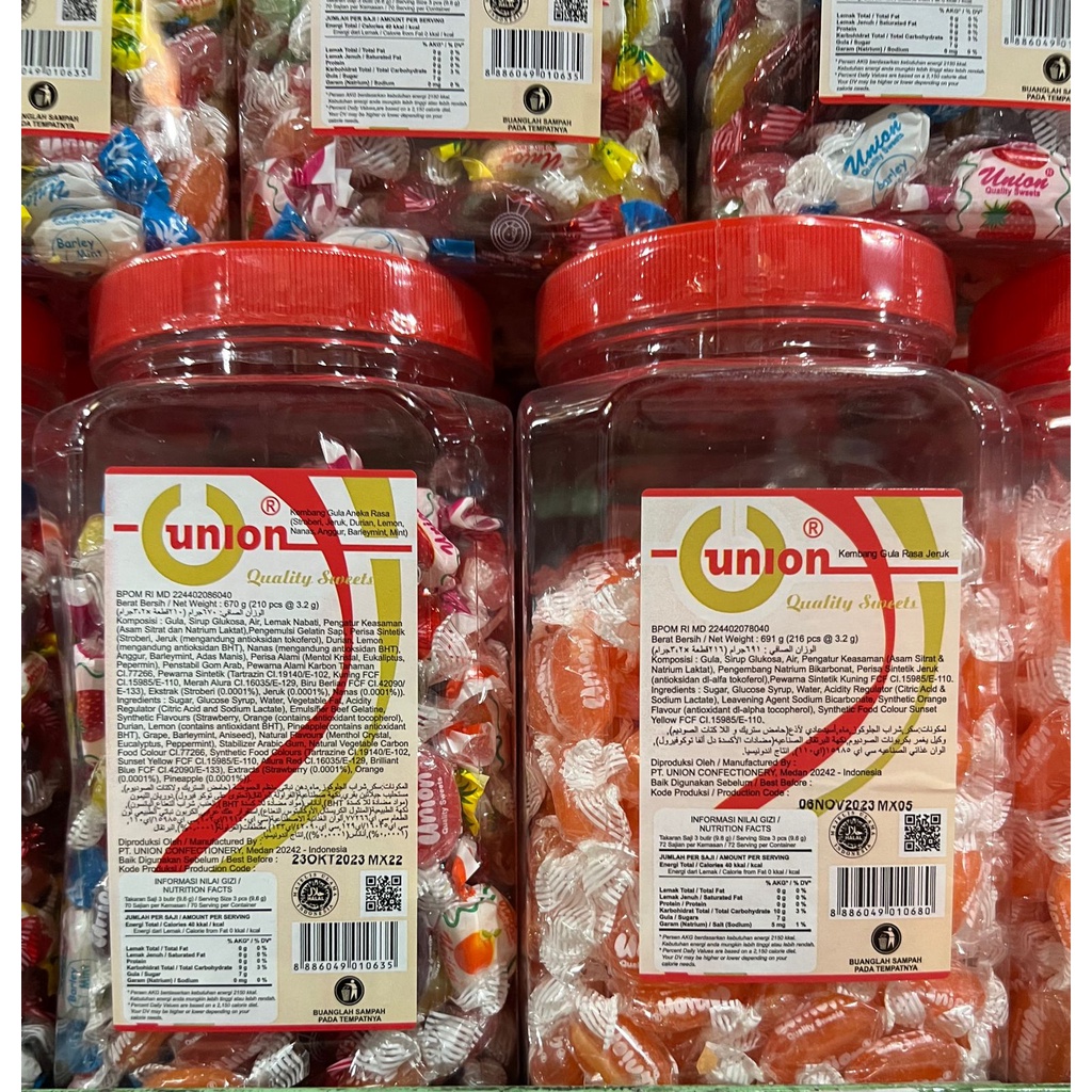 Jual PERMEN UNION VIT C/ ASSORTED TOPLES | Shopee Indonesia