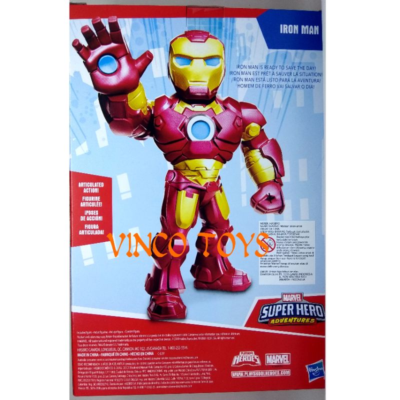Jual Hulk Iron Man SUPER HERO MARVEL MEGA MIGHTIES Playskool Spiderman ...