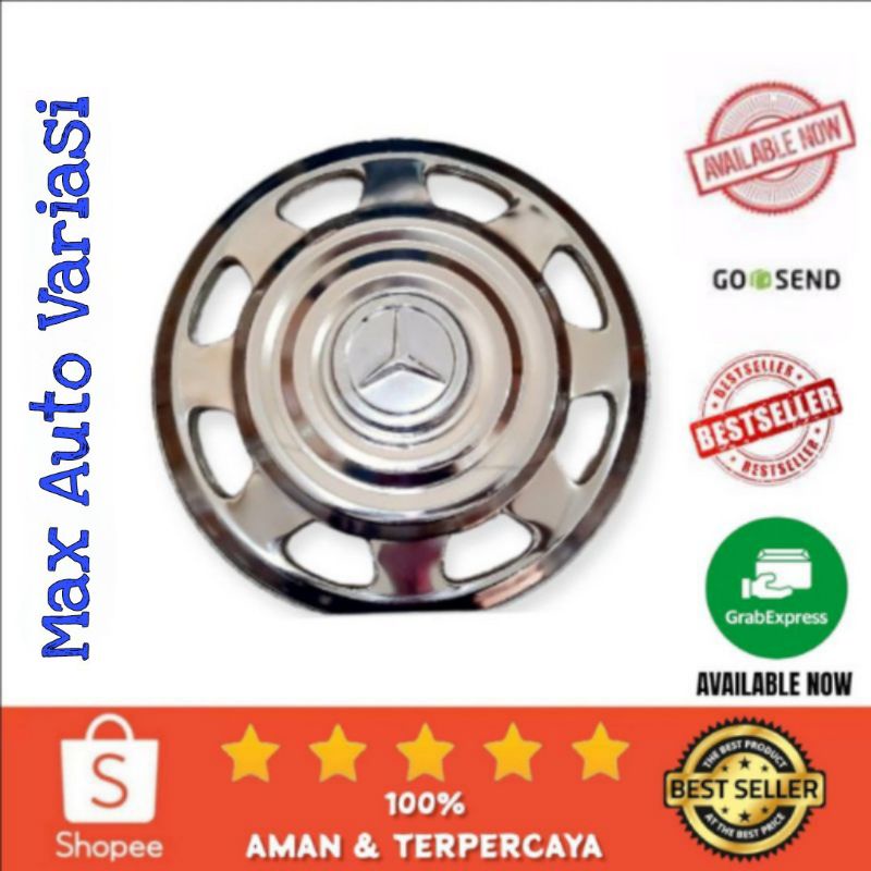 Jual Sepasang Wheel Dop Chrome Model Mercy 16" Bagian Belakang | Shopee ...